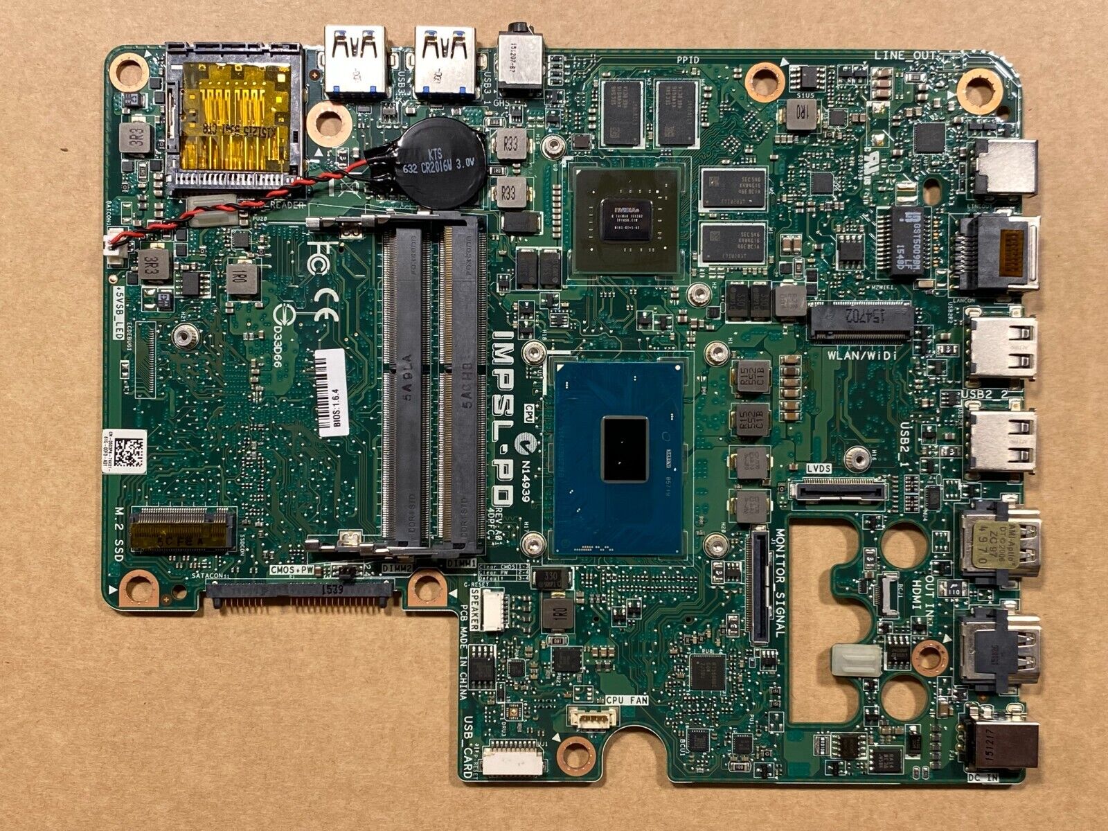 StoneTaskin Original Brand NEW Dell Inspiron 24 7459 AIO Intel Motherb