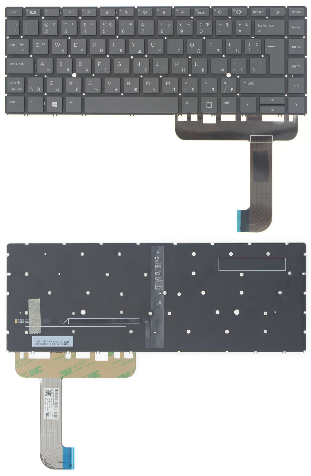 StoneTaskin New Original For Black Bulgarian Backlit Keyboard For HP Z