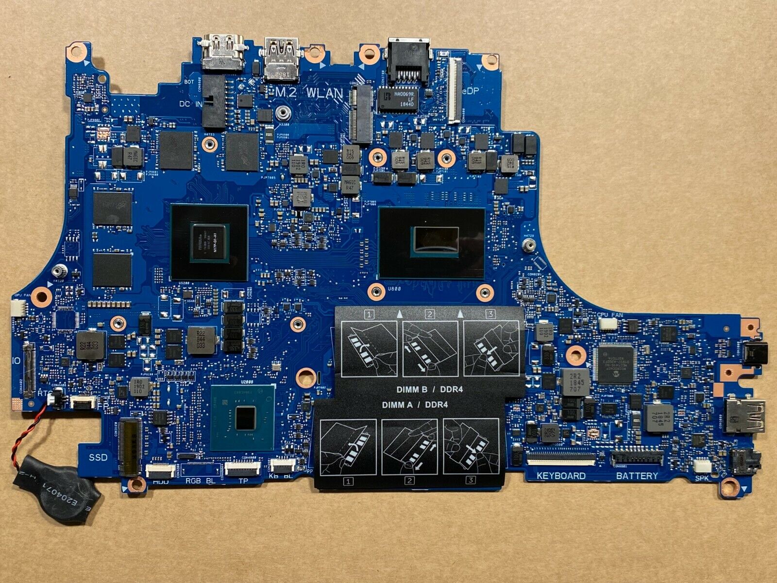StoneTaskin Original Refurbished Dell G5 5590 G7 7590 Motherboard Inte