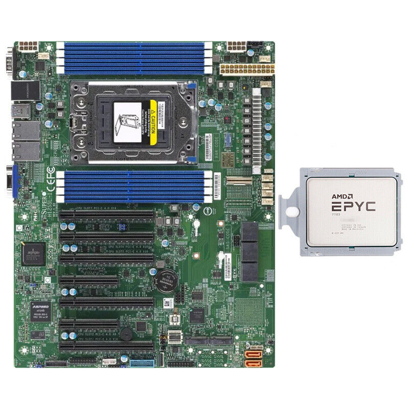 StoneTaskin Original AMD epyc Milan 7713+ Supermicro H12SSL-I 2.0GHZ 6