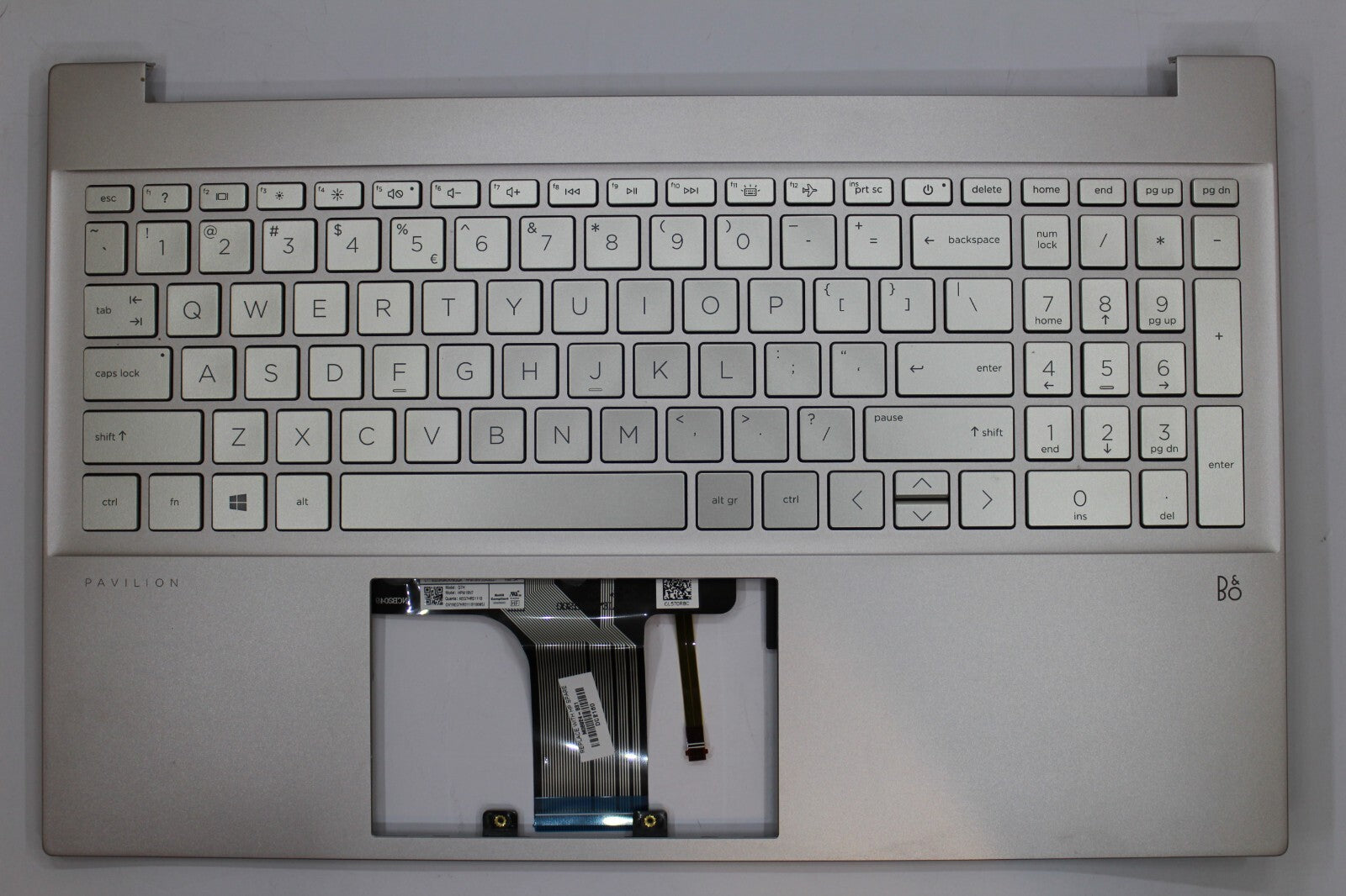 StoneTaskin Genuine NEW HP Pavilion 15-EG ,15-EH Keyboard/Palmrest M08