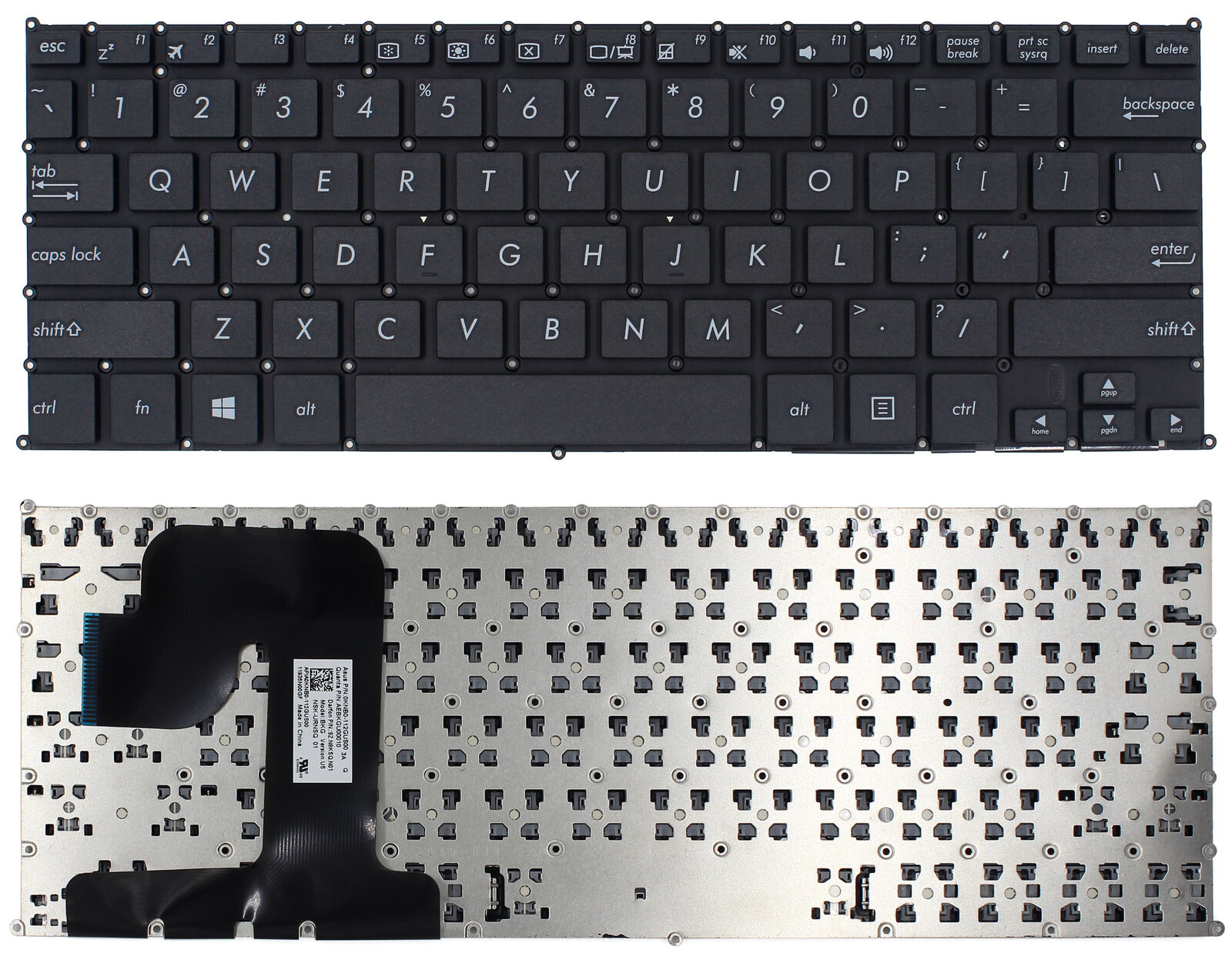 StoneTaskin Original Black US Keyboard For ASUS VivoBook Flip 12 TP203