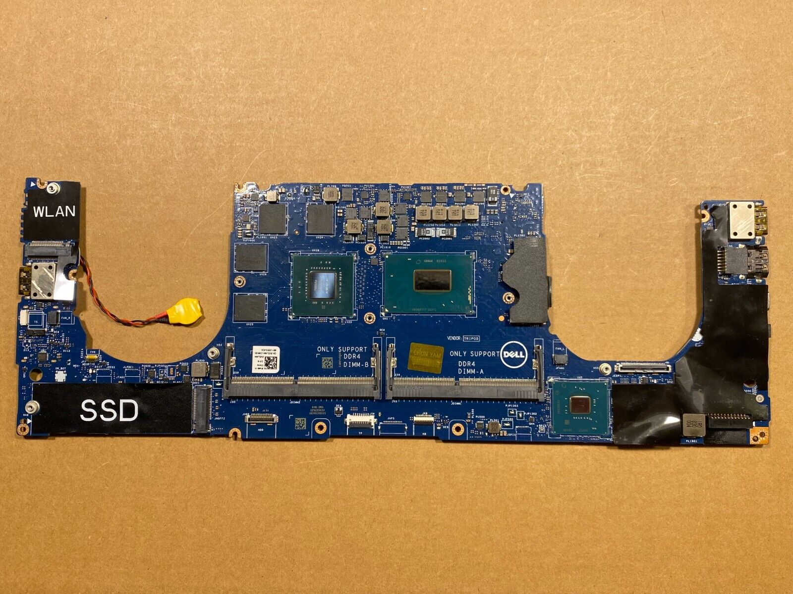 NEW Dell XPS 15 9570 Precision 5530 Motherboard i7-8850H nVidia P1000 ...