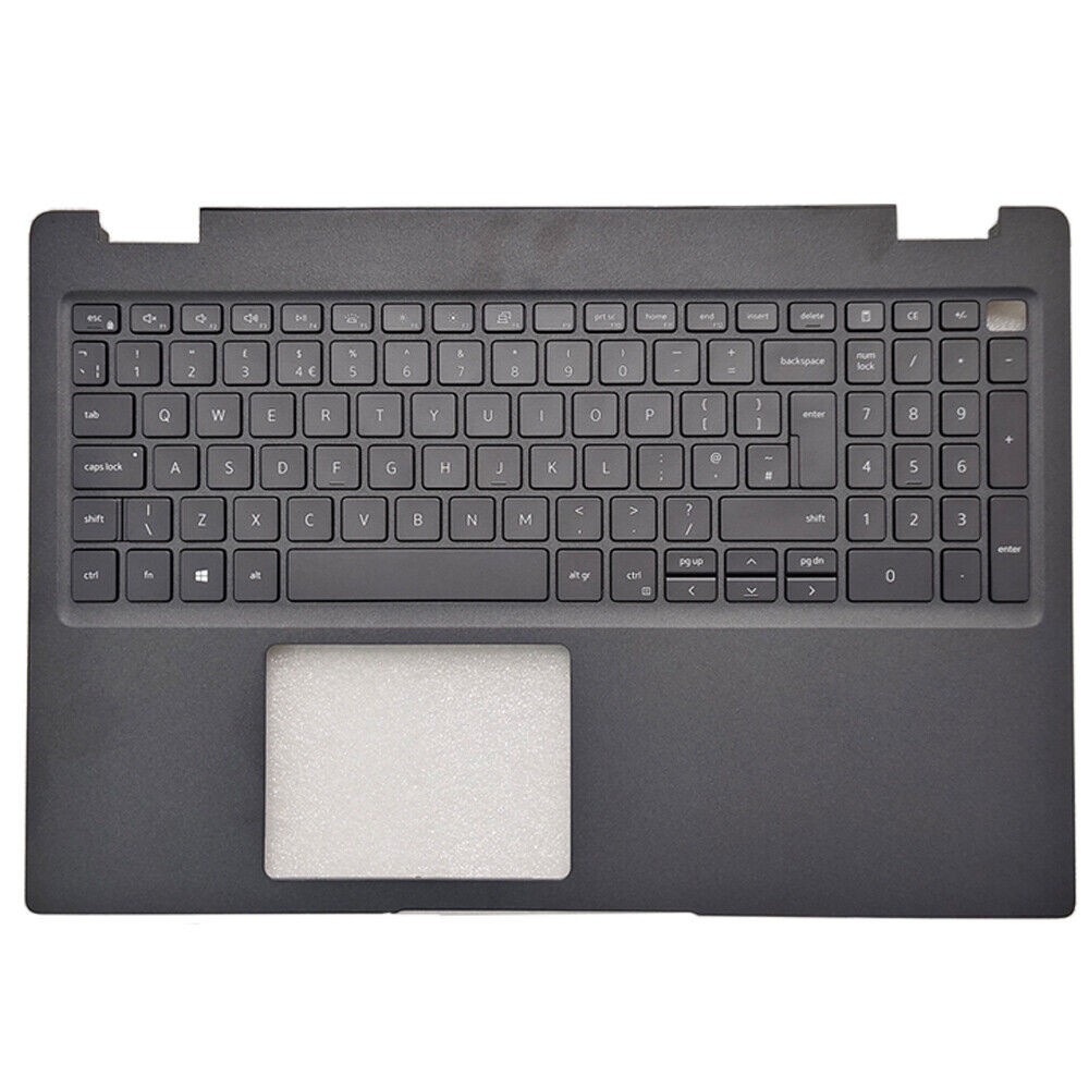 Laptop NEW For Dell Latitude 3510 UK Keyboard Palmrest Cover JYG4Y 0JY ...