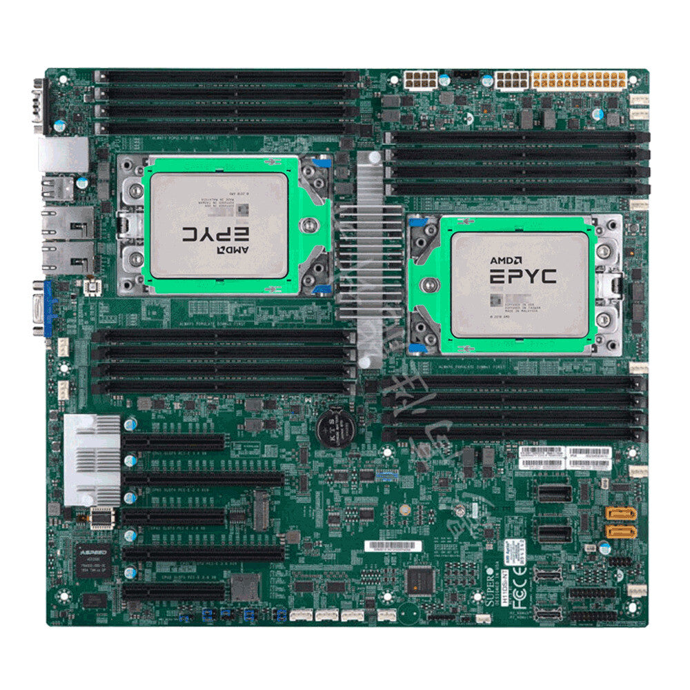 StoneTaskin Original Supermicro H11DSI-NT Motherboard + 2x AMD EPYC 7B