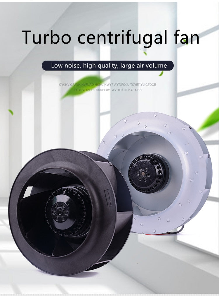 StoneTaskin 220V Turbo Centrifugal Fan133/175/180/190/220/225/250/280