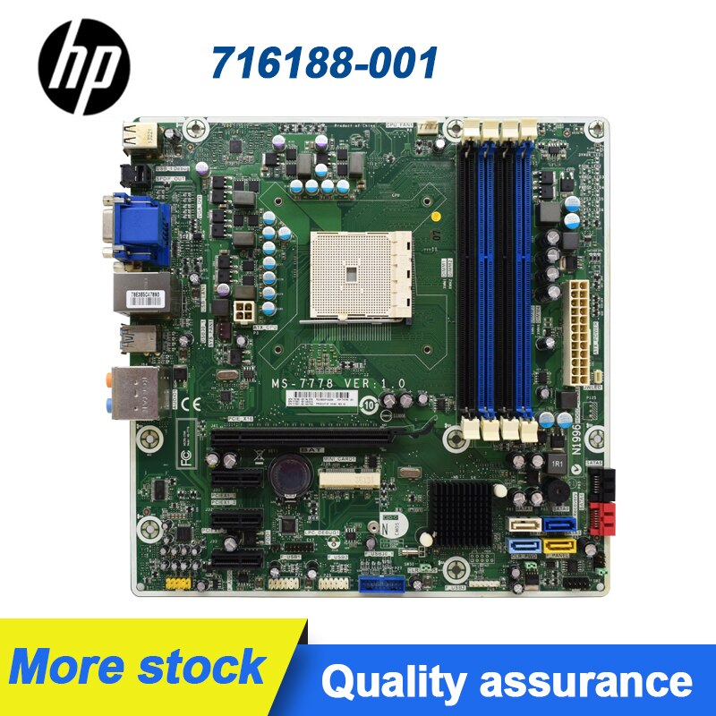 Original 716188-001 for HP Pavilion p6-2317c Desktop Board 716188-501 ...