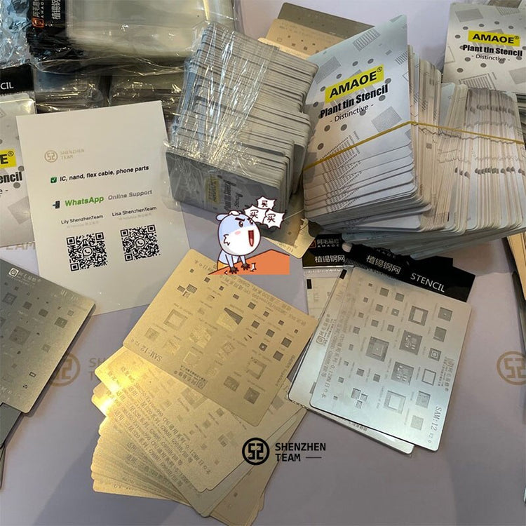 AMAOE Stencil QU:7 QU7 For Qualcomm SM4250 SM6125 SM6115 SM7125 SM715 ...