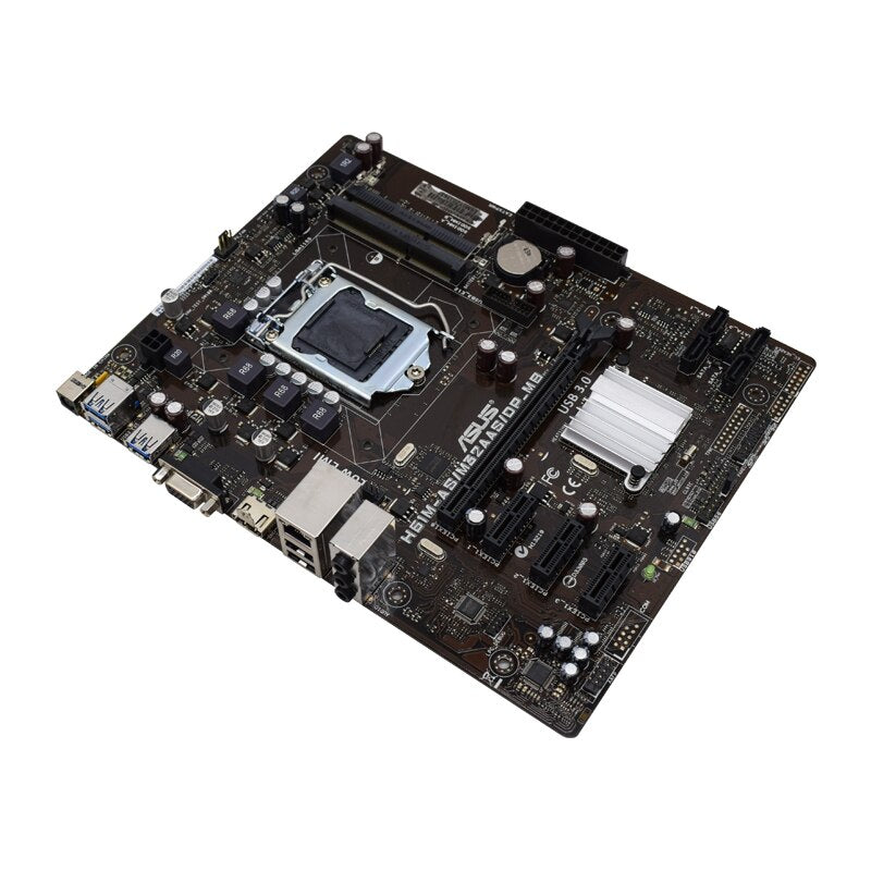 Original ASUS H61M-AS/M32AAS/DP_MB 1155 pin H61 PC Motherboard Noteboo ...