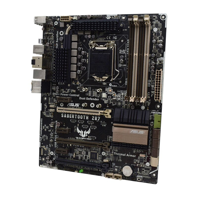 Original Asus SABERTOOTH Z87 Desktop Motherboard LGA 1150 Intel Z87 DD ...