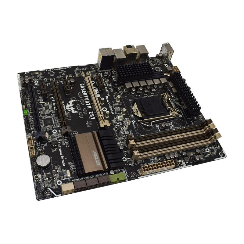 Original Asus SABERTOOTH Z87 Desktop Motherboard LGA 1150 Intel Z87 DD ...
