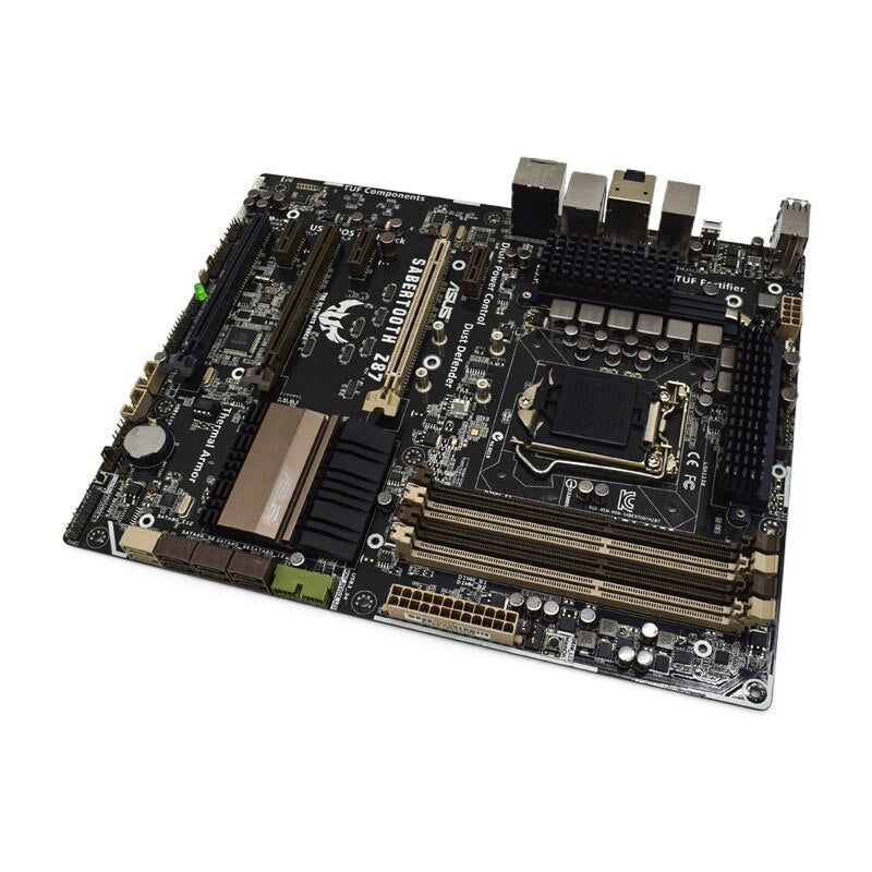 Original Asus SABERTOOTH Z87 Desktop Motherboard LGA 1150 Intel Z87 DD ...