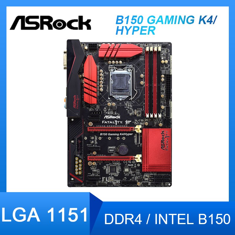 Original For ASRock LGA 1151 B150 GAMING K4/HYPER Desktop Motherboard ...