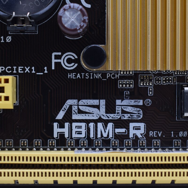 For ASUS H81M-R motherboard intel H81 LGA1150 DDR3 SATA Micro ATX Desk ...