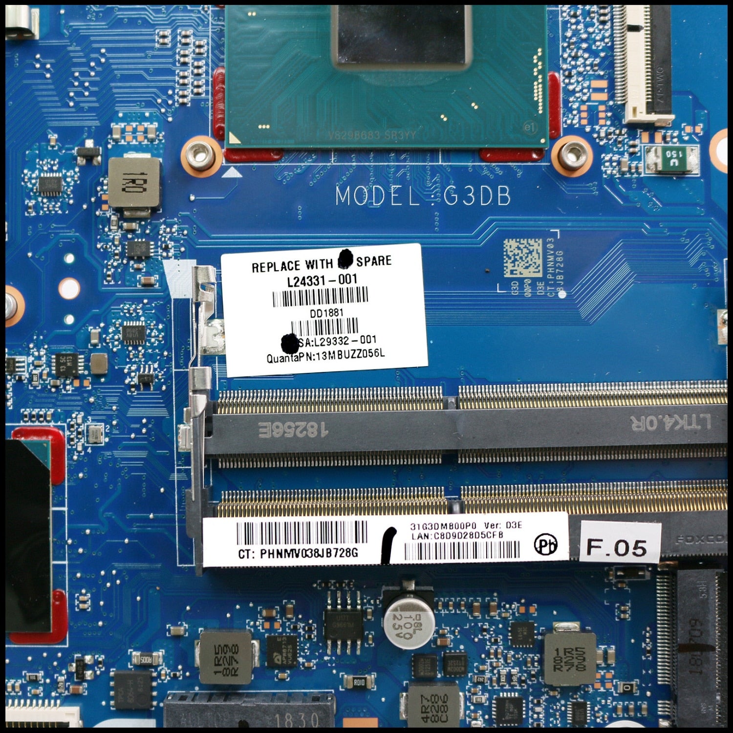 StoneTaskin High quality L24331-001 for HP Omen 15-DC Laptop Motherboa