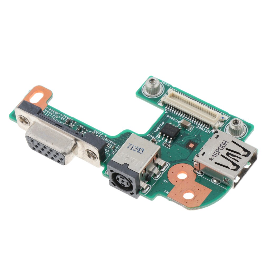 Laptop DC IN Power Charging Jack USB VGA-Out Board Compatible with De ...