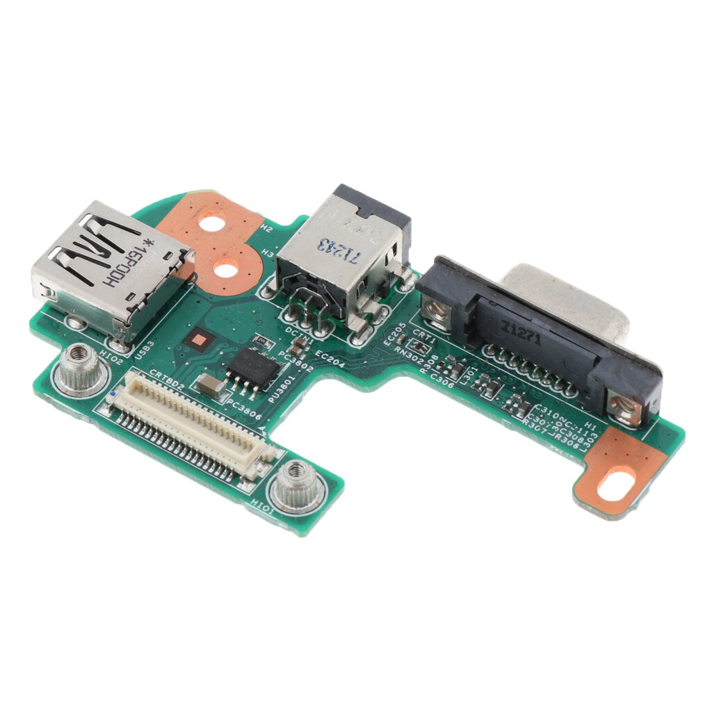 Laptop DC IN Power Charging Jack USB VGA-Out Board Compatible with De ...