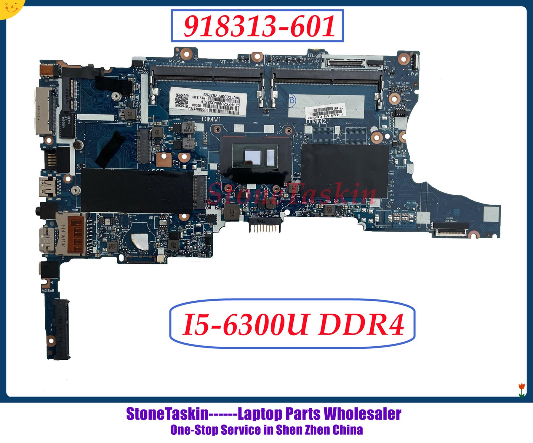 StoneTaskin 918313-601 For HP Elitebook 840 G3 850 G3 Laptop Motherboa