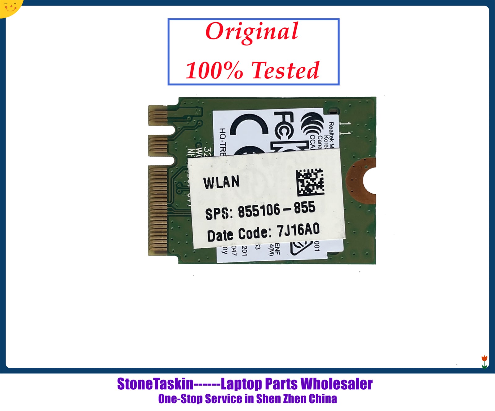 StoneTaskin Wireless Adapter for HP Realtek RTL8723BE 802.11N WiFi Car
