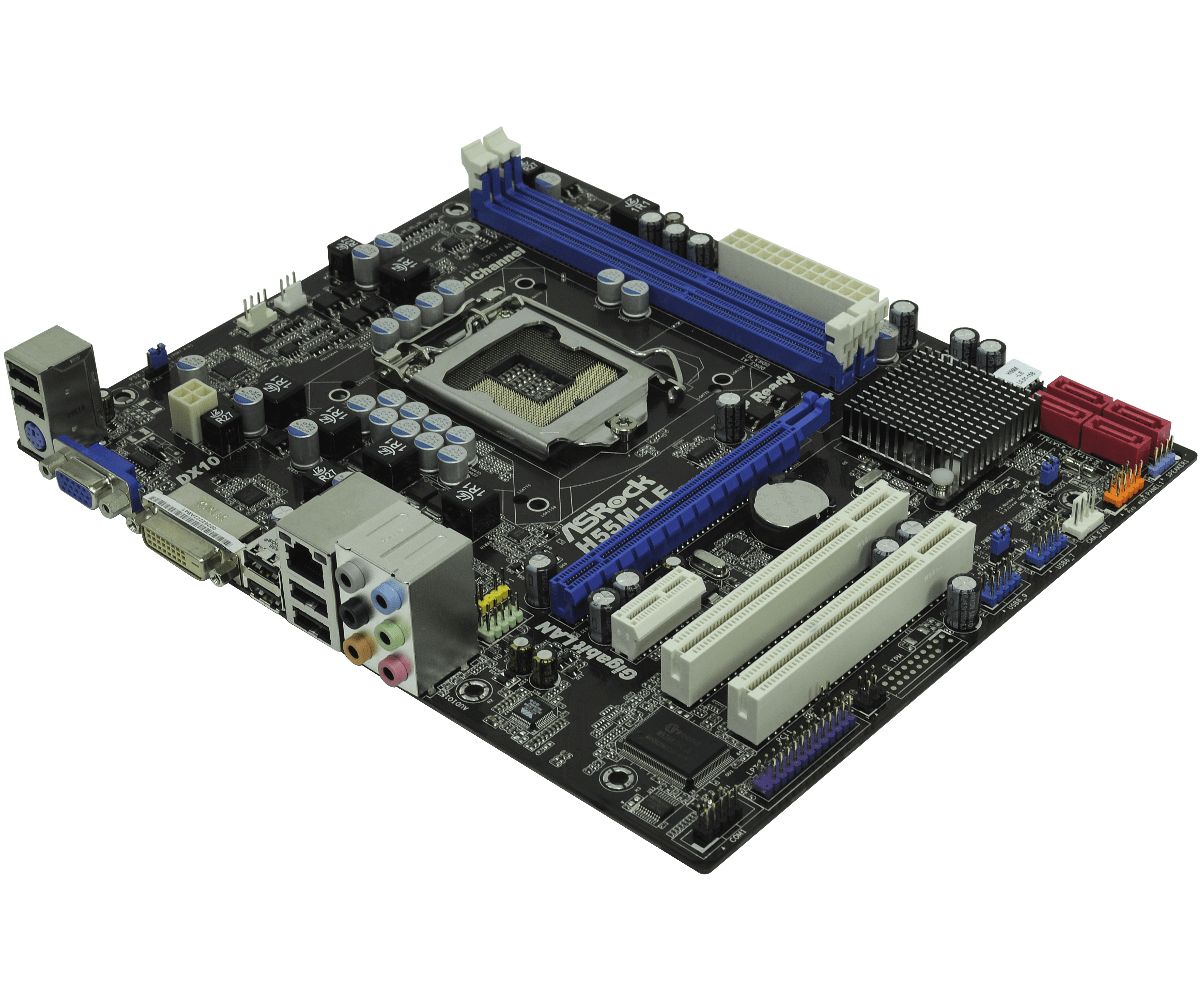 Placa base Original para ASRock H55M-LE LGA 1156 DDR3 8GB para Intel H ...